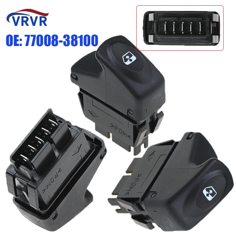 VRVR 7700838100 77008-38100 New Electric Power Window Single Switch For ...