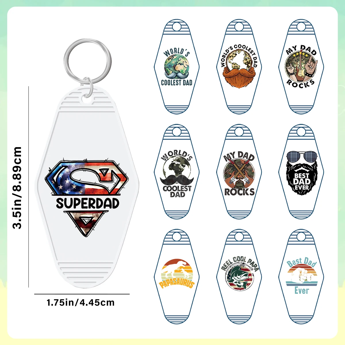 5PCS-Wholesale-Factory-High-Quality-WaterProof-Motel-Keychain-Decals-UV ...