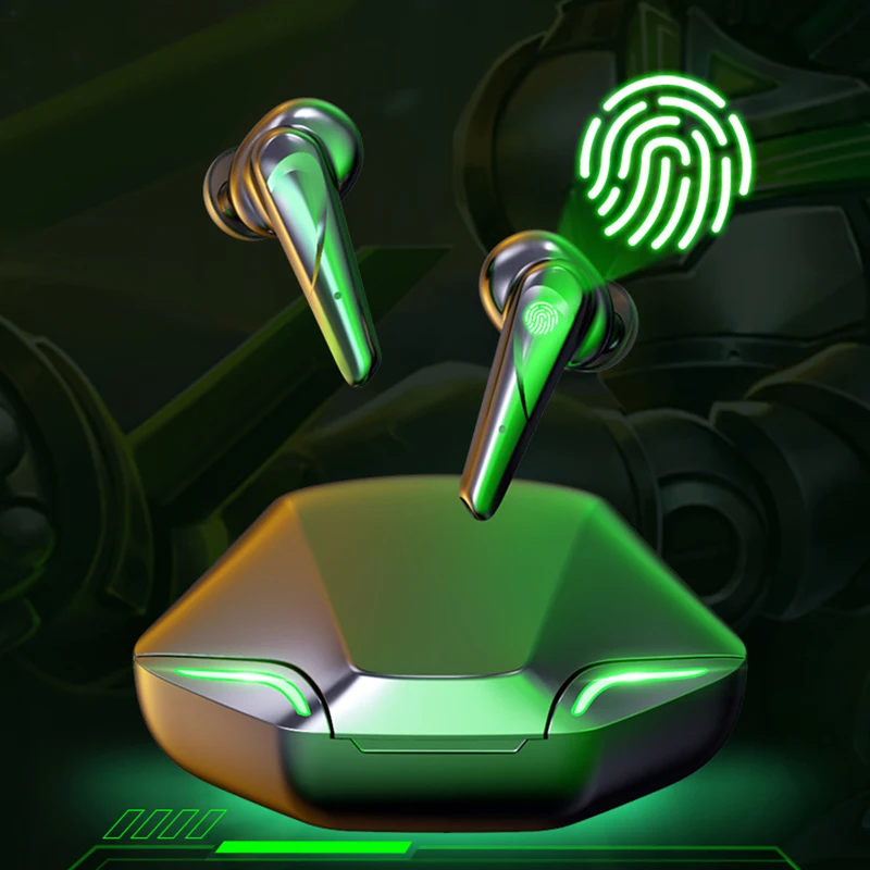 New Headset Bluetooth 5.1 Wireless Earphones Game Earbuds IPX5 ...