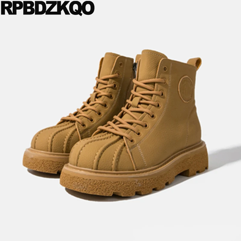 Shoes Women Army Ankle Booties Flatform Muffin Girls Trending Boots ...