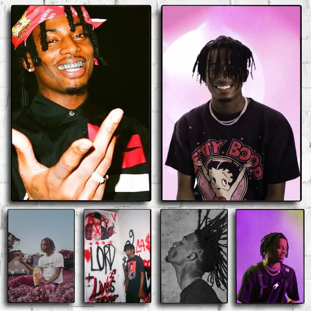 Playboi-Carti-Star-Portrait-Poster-No-Framed-Poster-Kraft-Club-Bar ...