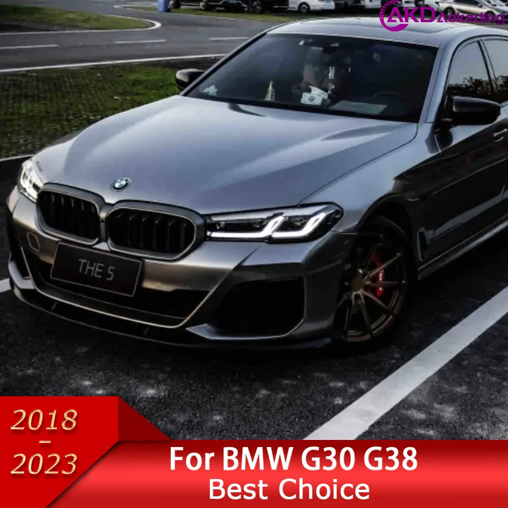 Car Lights for BMW G30 G38 2018-2023 5 Series LED Auto Headlight ...
