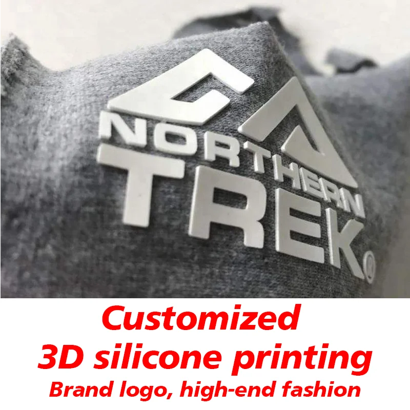 Customized 3D 3D brand logo printing silicone stickers personalized ...