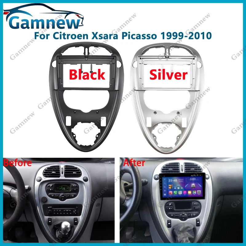 9 Inch Car Frame Fascia Adapter Android Radio Dash Fitting Panel Kit ...