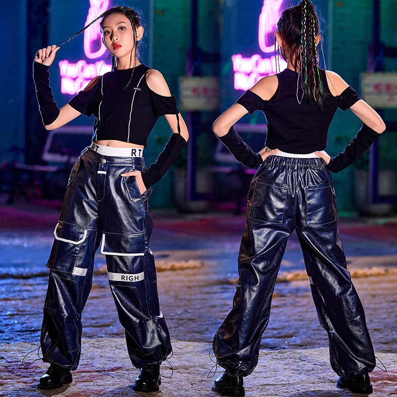 Blue Hip Hop Dance Costumes