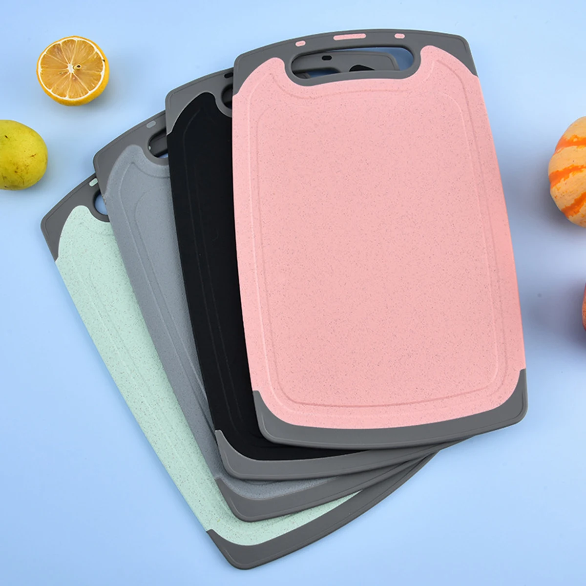 Kitchen-Tools-Cutting-Board-PP-TPR-Food-Grade-Chopping-Blocks-Vegetable ...