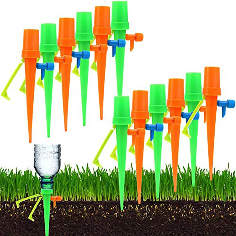 1-18PCS-Auto-Drip-Irrigation-Watering-System-Dripper-Spike-Garden ...