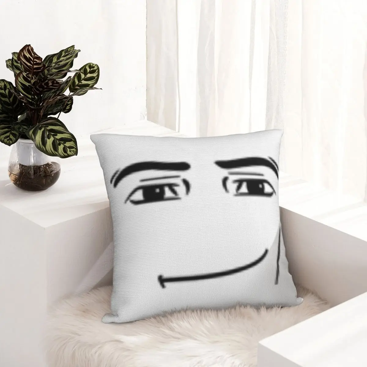 Man Face Pillow Cover Game Soft Pillow Case Cushion Cover Cute Funny ...