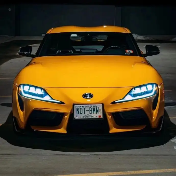 Supra Super Gloss Sunflower Yellow Car Stickers Decals - Car Stickers ...