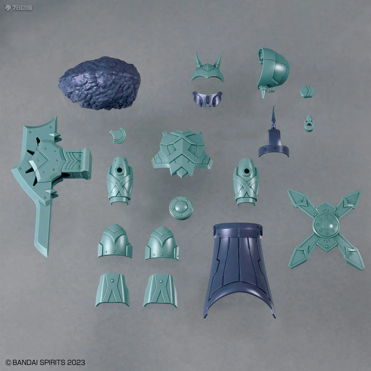 Bandai Spirits 30MF Class-Up Armor Liber Warrior Kit de Montagem Robô ...