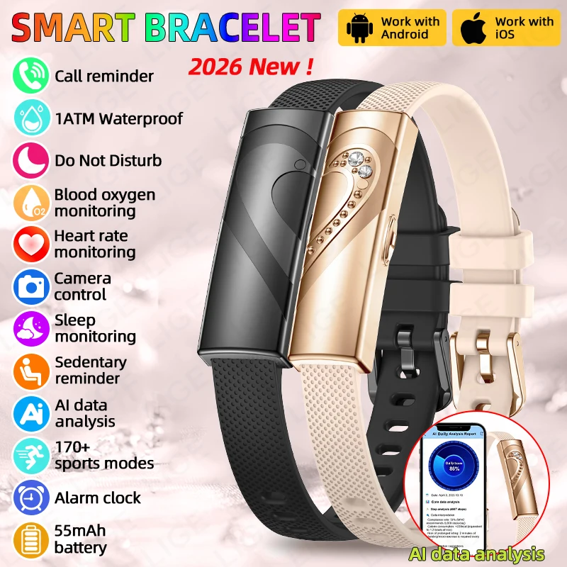 2026 New Valentine's Day Gift Couple's Smartwatches Call Reminder Smart ...