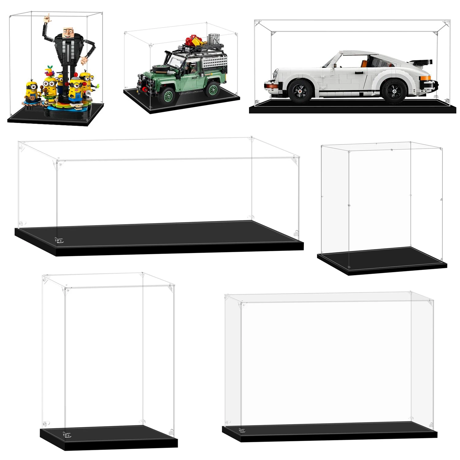 Acr-lico-Display-Case-para-colecion-veis-Clear-Display-Box-Dustproof ...