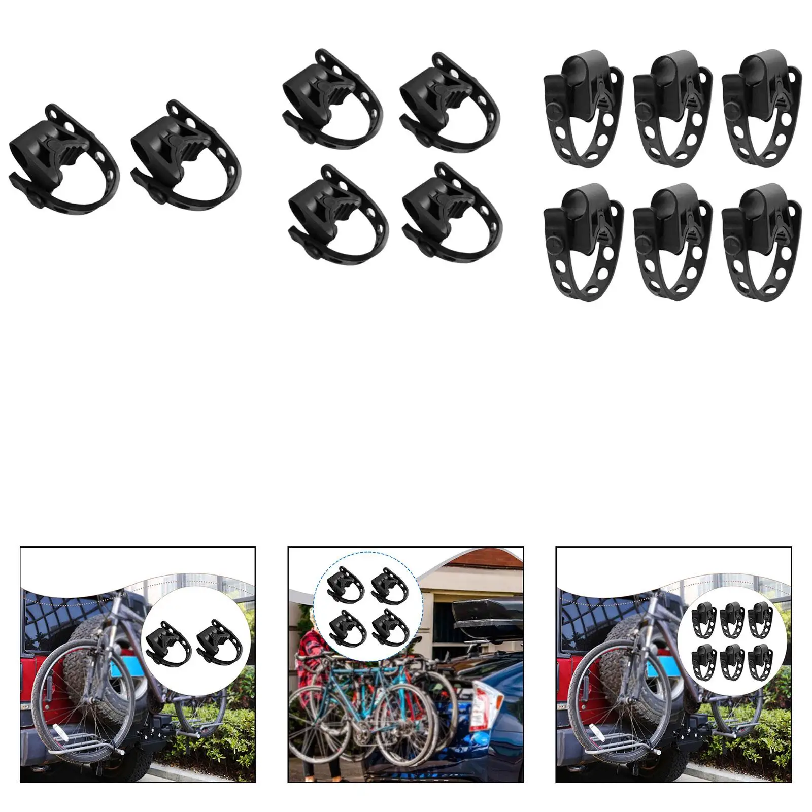 Binding Strap Bike Rack Replacement Adjustable Rubber Plastic Secure ...