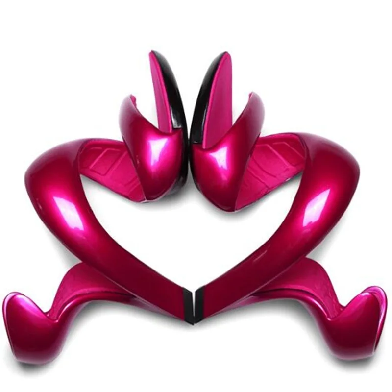 Unique Snake Shaped High Heels Sandals Strange Heel Wedding Dress Shoes ...