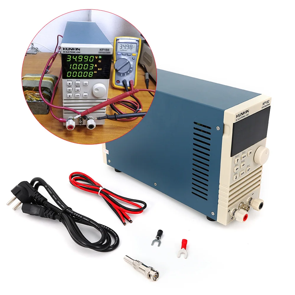 KP182-Electronic-DC-Load-Test-Meter-Single-Channel-DC-Load-Load-Tester ...