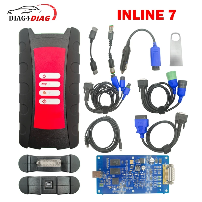 For-Truck-for-Cummins-Diagnostic-Tool-INLINE-7-Data-Link-Adapter-With ...