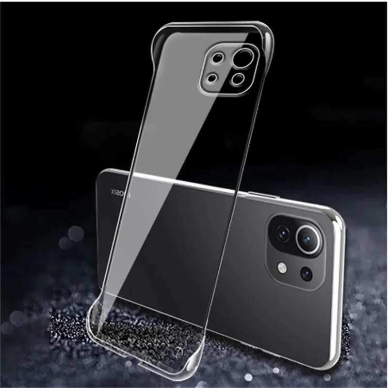 PC Hard Frameless Phone Case For Xiaomi Mi 12 11 10 9 8 10T 9T CIVI Poco F4 F3 M3 X3 X4 GT MIX4 ...