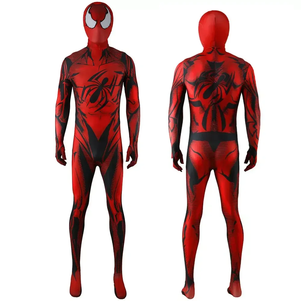 Halloween-Scarlet-Spider-Superhero-Cosplay-Costume-Full-Spiderman ...