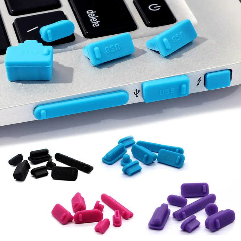 16pcs-set-Silicone-Dust-Plugs-for-Laptop-Port-Protector-Cover-Notebook ...