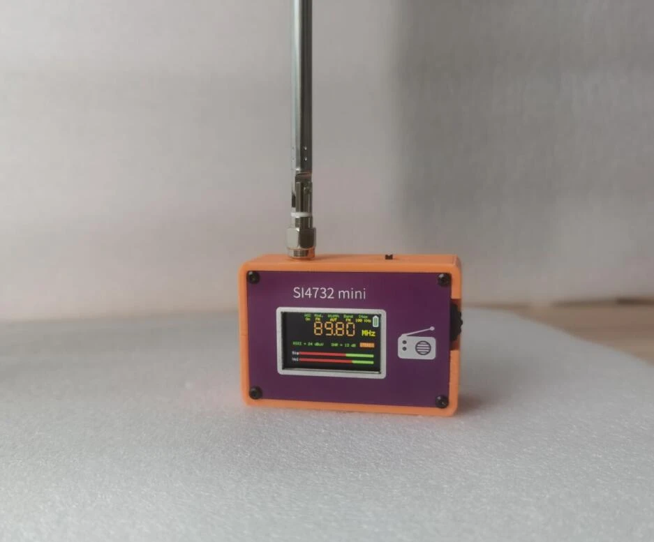 Mini Si4732 receptor de Radio FM AM SSB CW RDS + OLED ++ batería ...