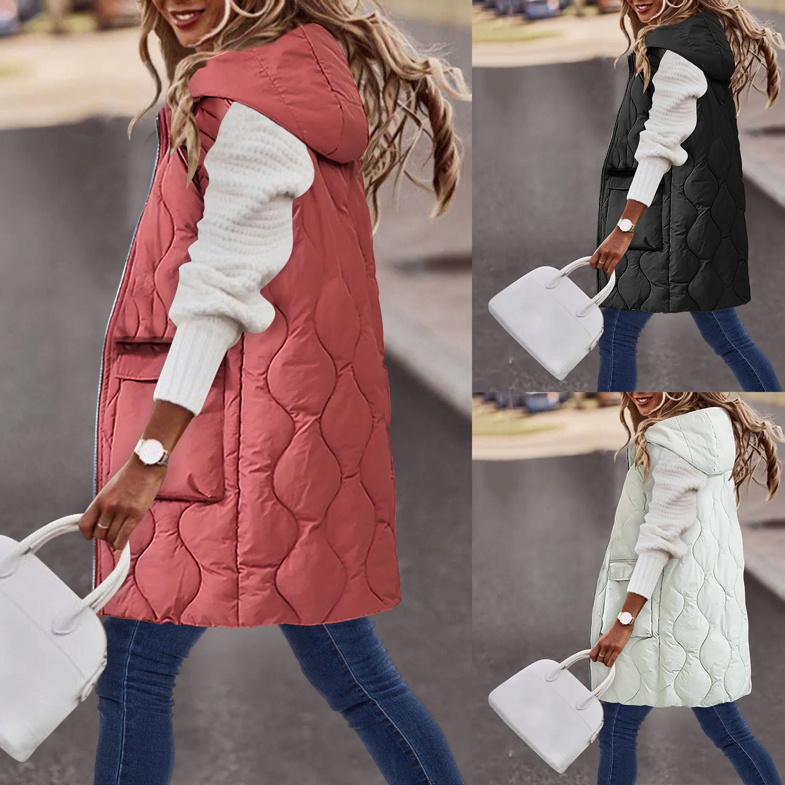 Winter-Warm-Medium-Length-Vestes-Women-s-Sleeveless-Hooded-Vests-Coat ...