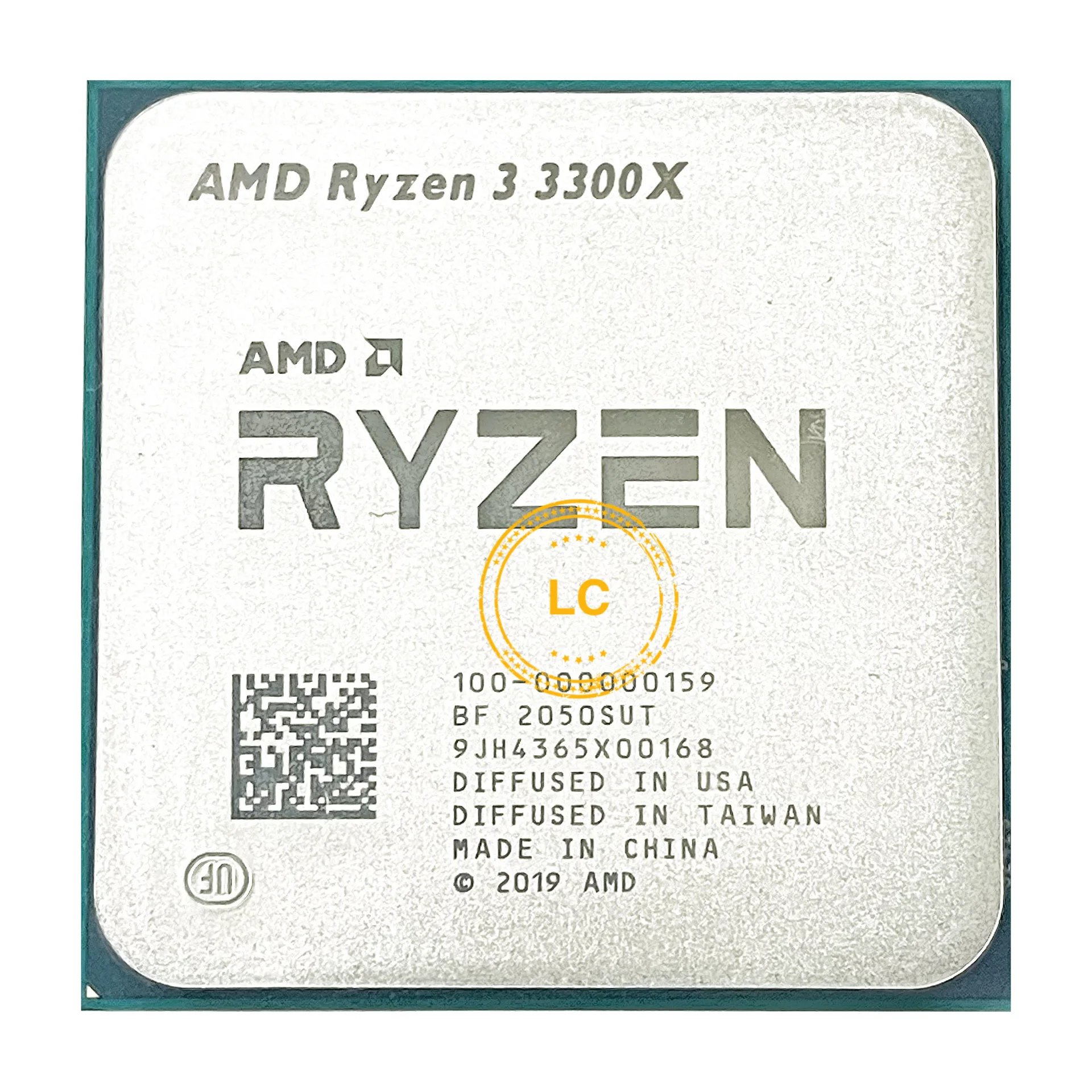 Amd ryzen 3 3300x r3 3300x 3.8 ghz quad core oito thread 65w ...