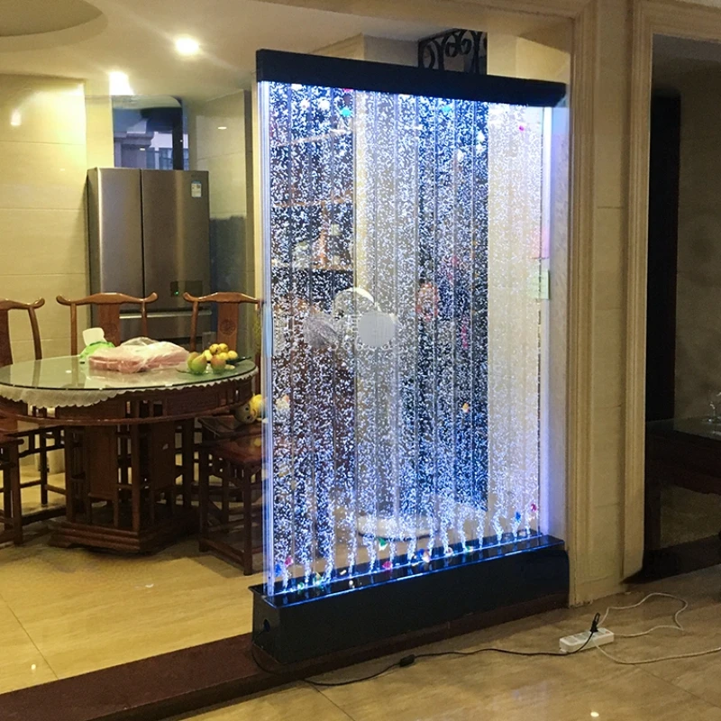 Customized-large-water-curtain-wall-flowing-water-bubble-wall-acrylic ...