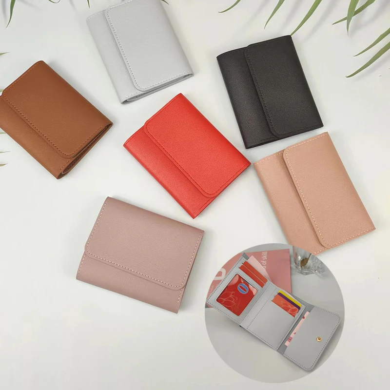 PU-Leather-Wallets-Foldable-Multifunction-Credit-ID-Cards-Holder-Hasp ...