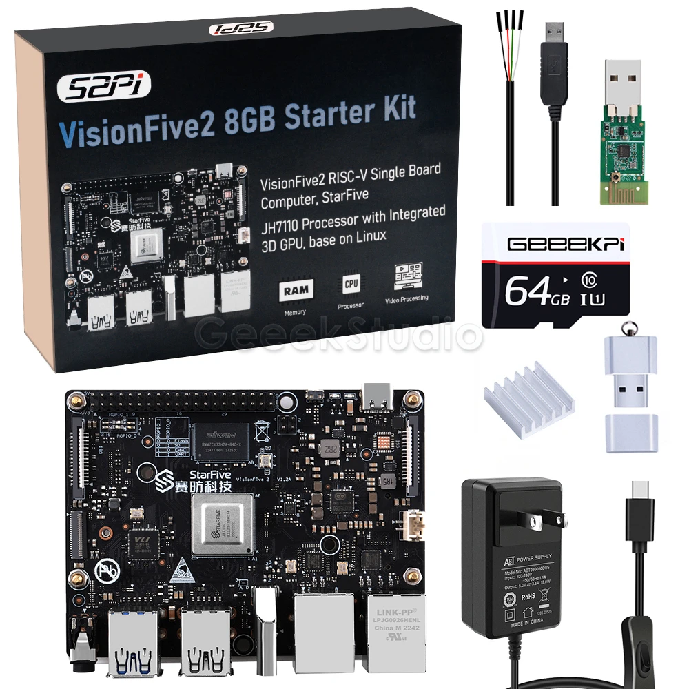 VisionFive-2-Starter-Kit-RISC-V-Single-Board-Computer-8G-with-USB-Wi-Fi ...