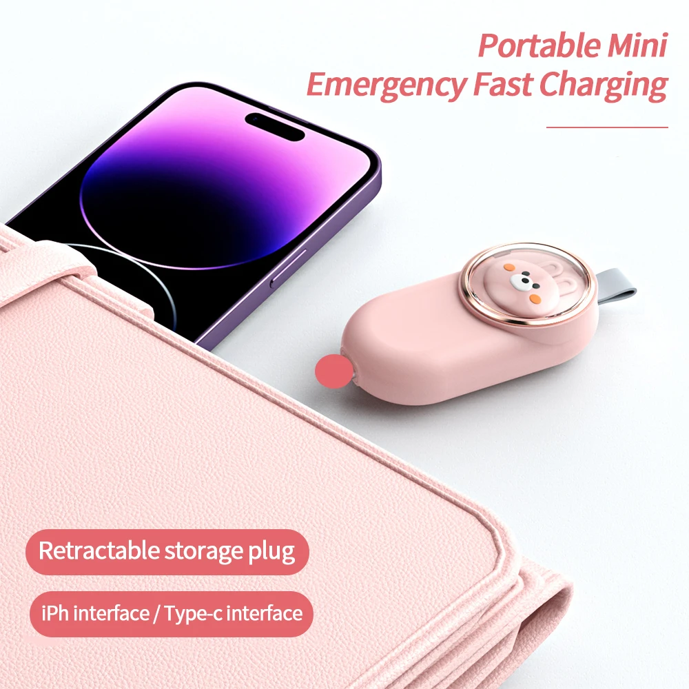 1000mAh-Mini-Power-Bank-Portable-Mobile-Phone-Charger-Fast-Charging ...