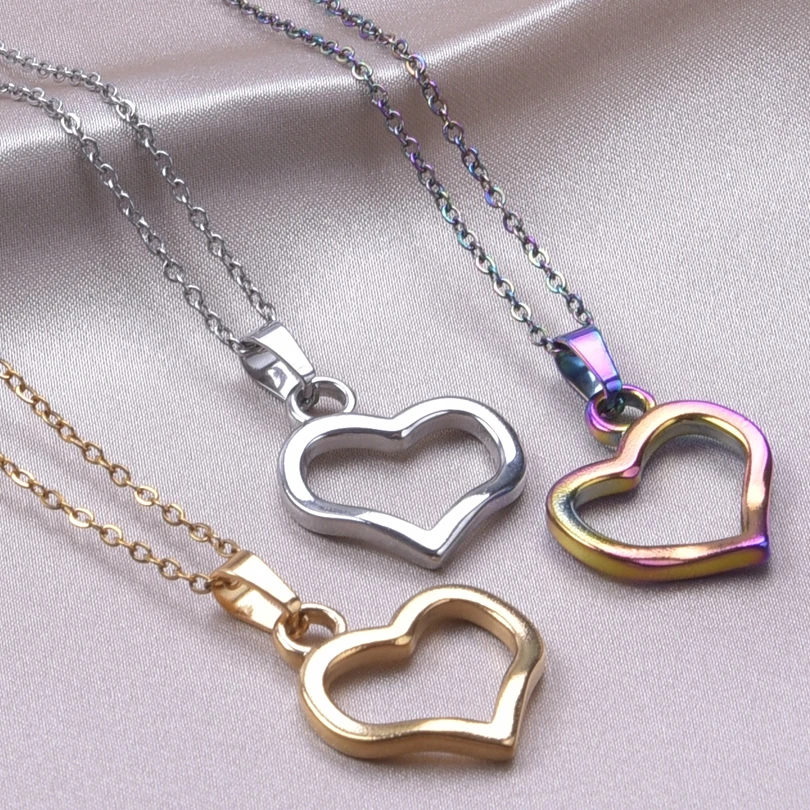 Irregular-Love-Jewelry-Pendant-Necklaces-For-Women-Men-Accessories ...