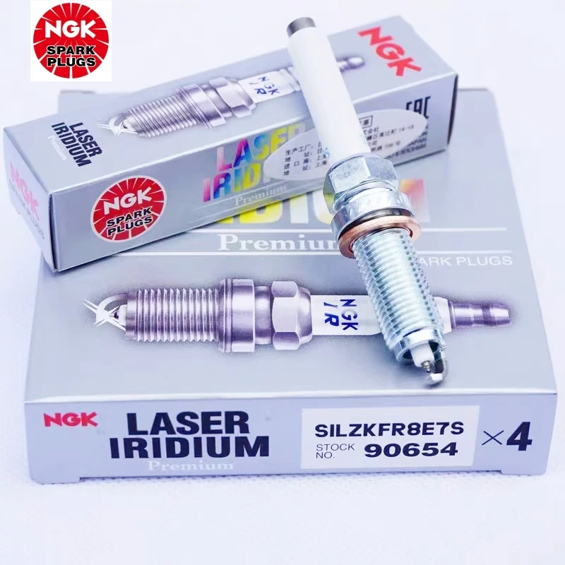 4-6PCS-NGK-OE-A0041597903-SILZKFR8E7S-90654-Iridium-Platinum-Spark-Plug ...