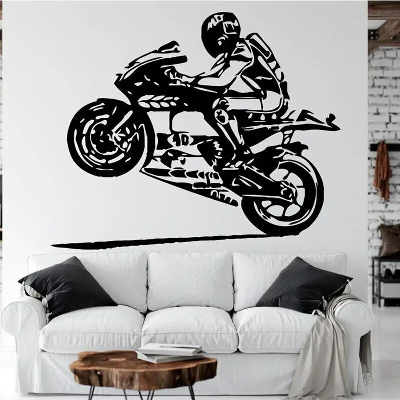 Motorcycle-Motocross-Dirt-Bike-Wall-Sticker-Vinyl-Art-Home-Decor-Boys ...