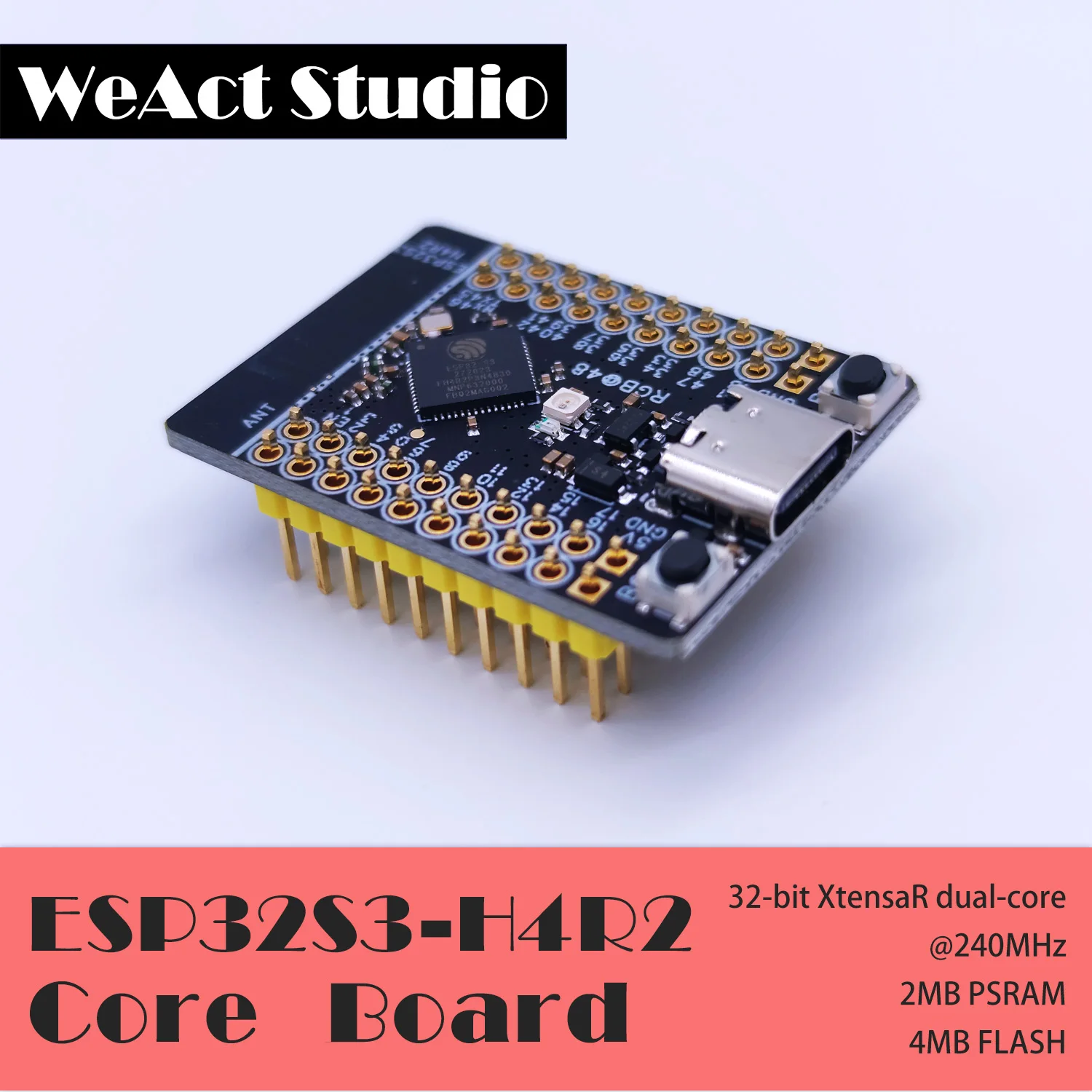 WeAct-S3-papan-IOT-Bluetooth-WIFI-Mini-berbasis-ESP32-S3FH4R2-ESP32-S3 ...