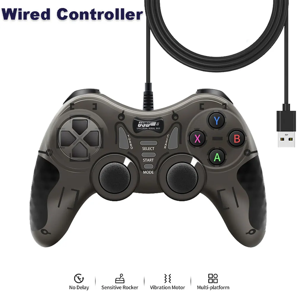 PC-Game-Controller-for-For-Android-TV-Box-Joystick-USB-Wired-Gamepad ...