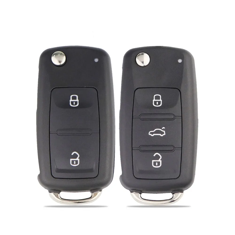 2-3-Buttons-Flip-Key-Replacement-Shell-For-Volkswagen-VW-Jetta-Golf ...