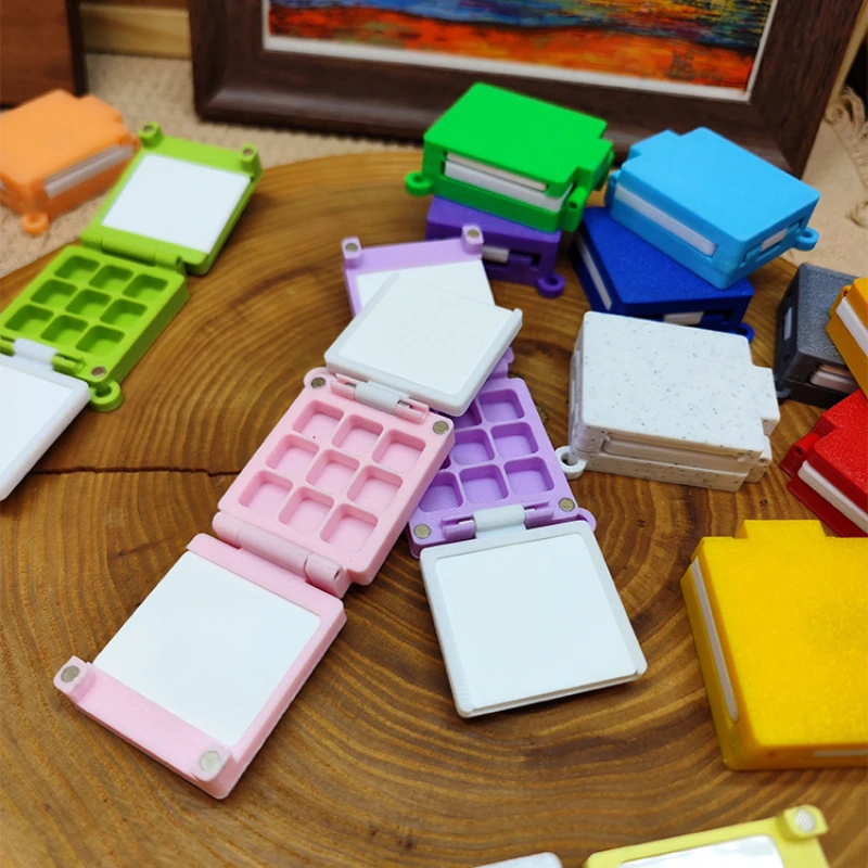 Empty-Palette-Portable-Folding-Watercolor-Box-9-Compartments-0-5ML ...