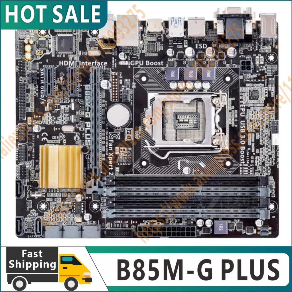 100-original-testing-B85M-G-PLUS-Desktop-board-LGA-1150-i7-i5-i3-DDR3 ...