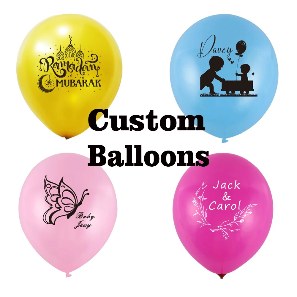 Custom-balloons-Printing-Your-Own-Personalized-LOGO-Name-Sticker ...