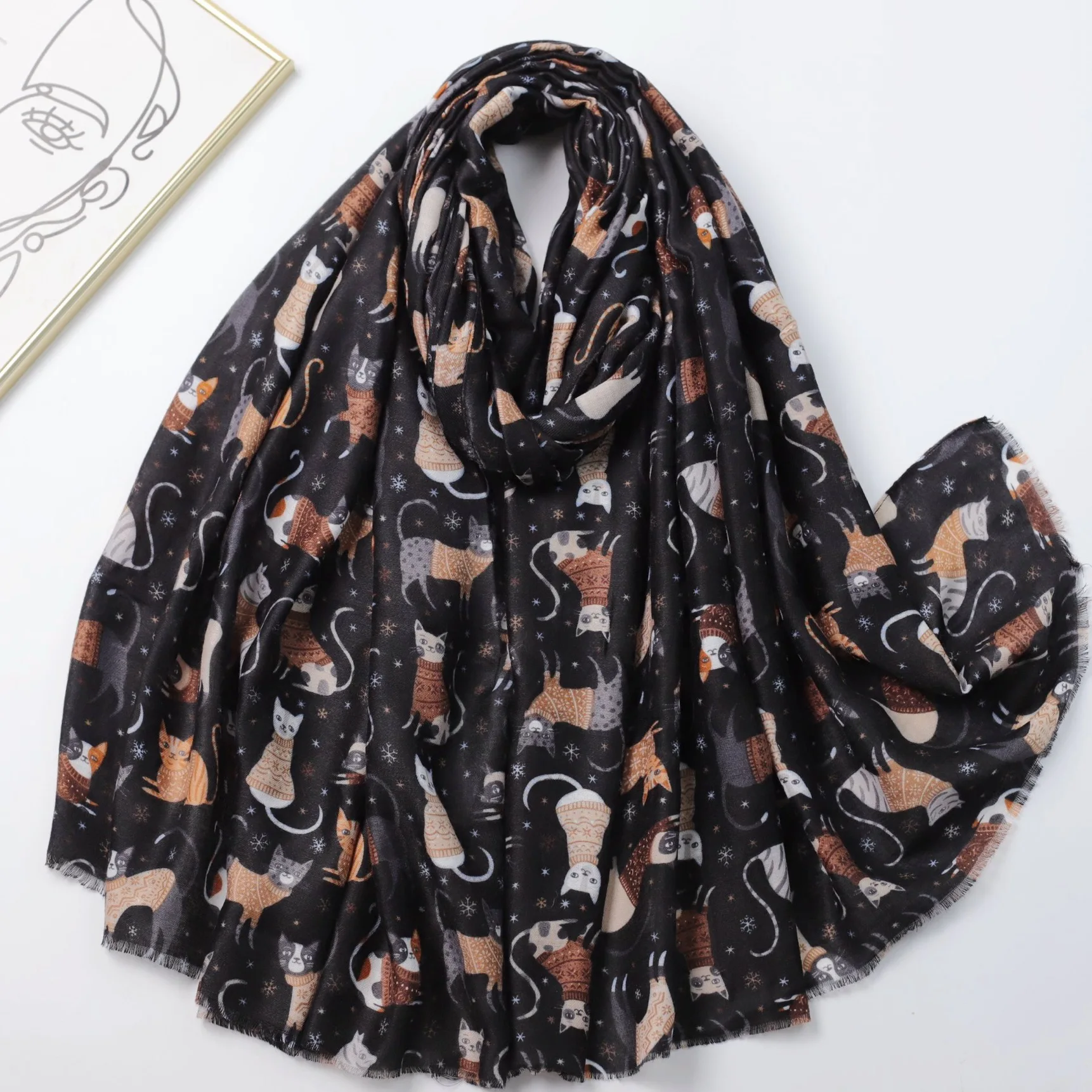 Scarves Archives - The Great Cat Store