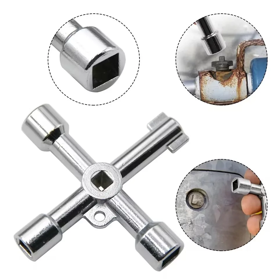 Multifunctional-4-in-1-Cross-Portable-Silver-Hand-Screwdriver-DIY ...