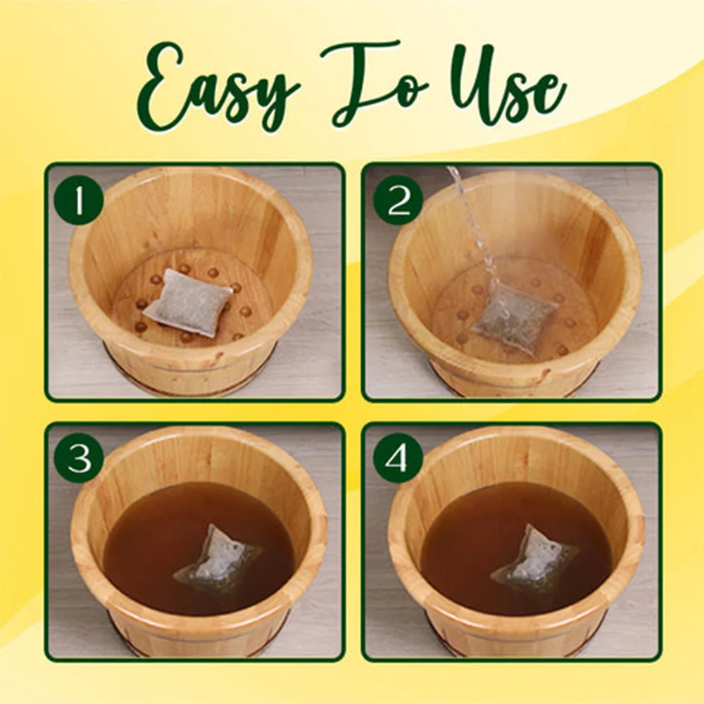 30 pièces par sac-Ai Cao Sac de bain de pieds, trempage vidéo des pieds ...