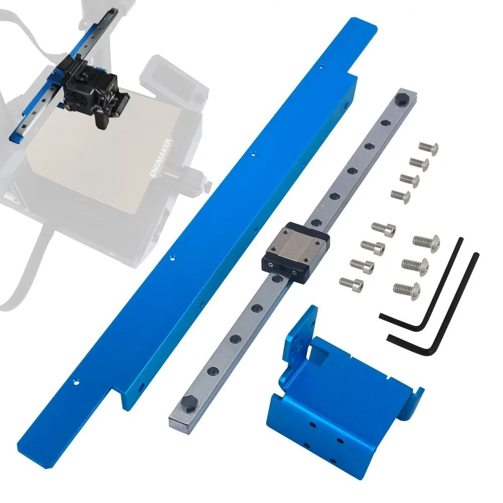 3D Printer Part High Precision Upgrade Linear Rail Kit Ender 3 S1 X Axis Linear Guide Kit for ...