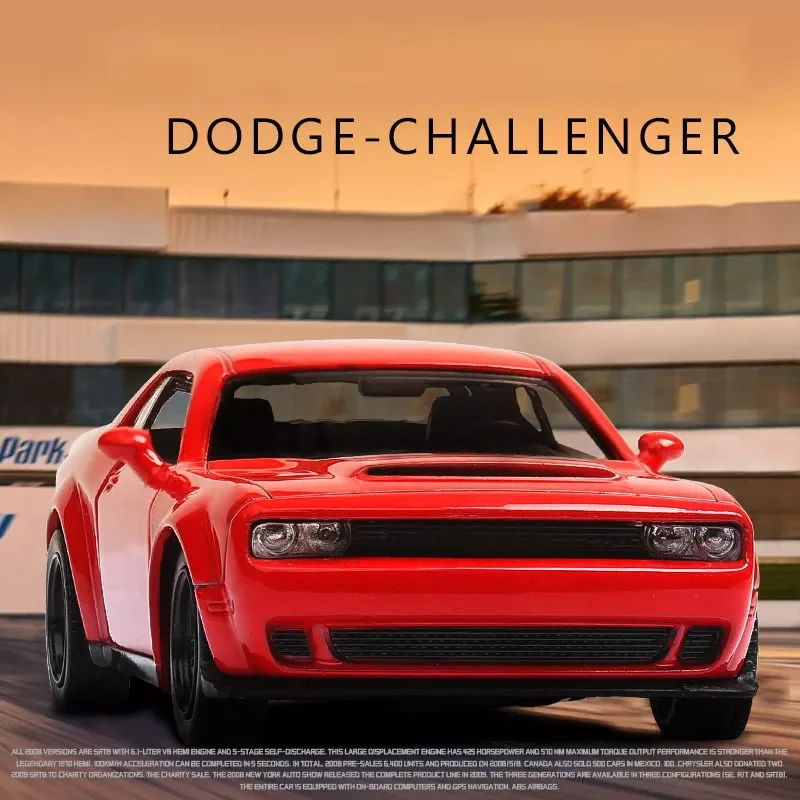 Dodge-Challenger-SRT-Demon-Sports-Car-Alloy-Diecast-Car-Model-Toy-With ...
