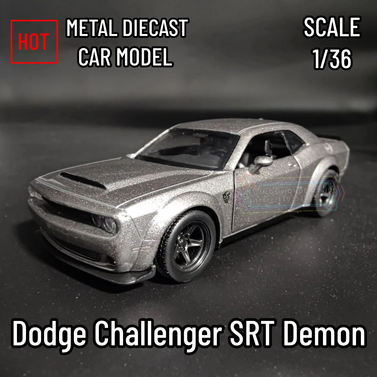 1-36-Dodge-Challenger-SRT-Demon-Metal-Diecast-Muscle-Car-Model-Repilca ...