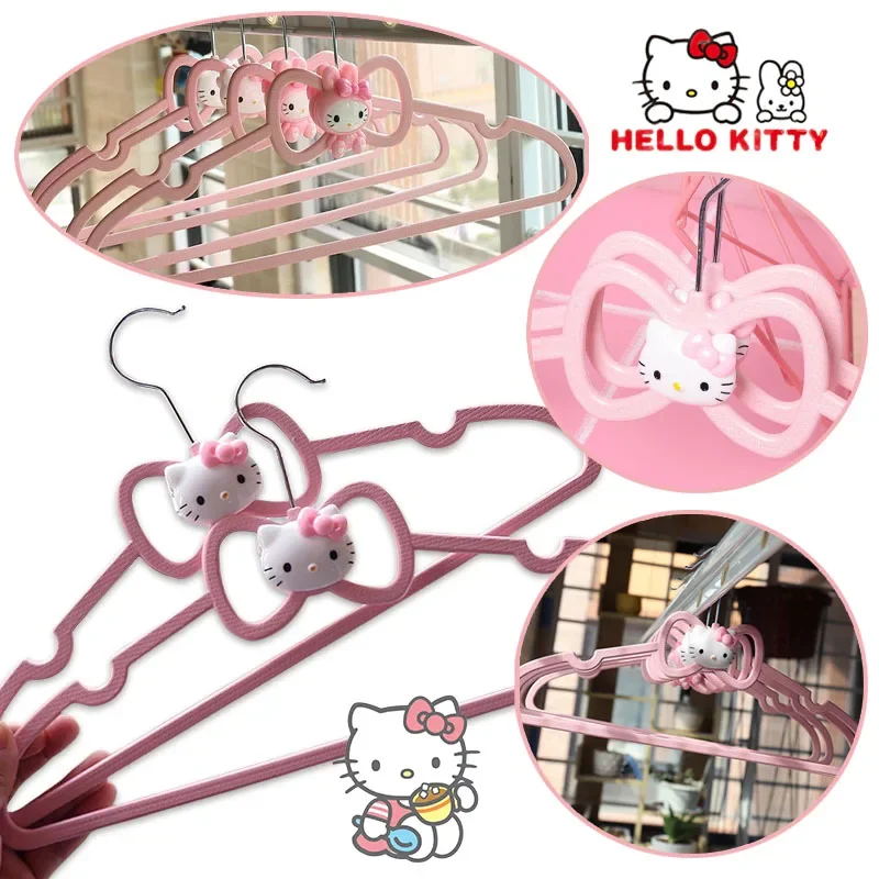 4-8pcs-Sanrio-Hello-Kitty-Household-Hanger-Anime-Dormitory-Non-Slip ...