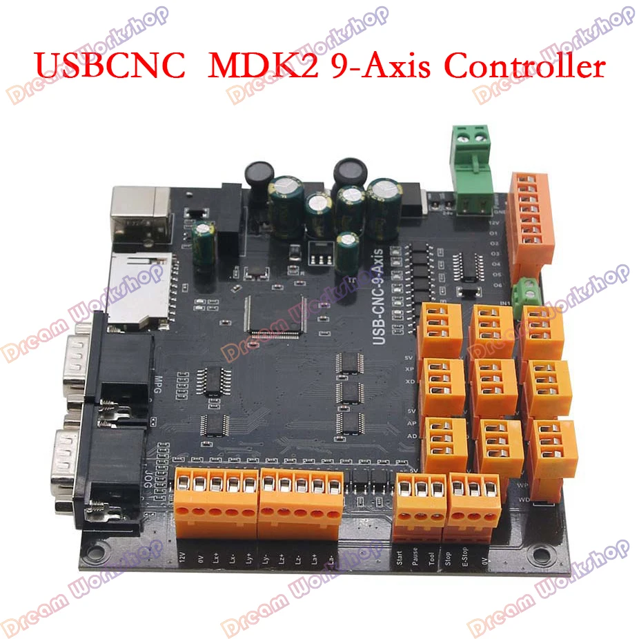 USBCNC-4Axis-9Axis-CNC-Controller-Board-100KHz-USB-Controller-Breakout ...