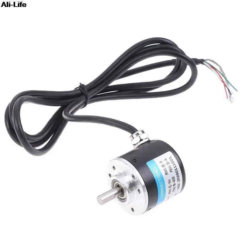 100/200/360/400/500/600P/R Encoder DC 5V 24V Encoder Incremental Rotary ...