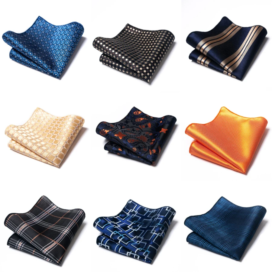 Fazzoletto-di-seta-di-marca-di-alta-qualit-uomo-blu-scuro-a-strisce ...