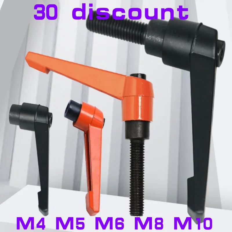 1pcs M4 M5 M6 M8 M10 Clamping Lever Machinery Adjustable Handle ...